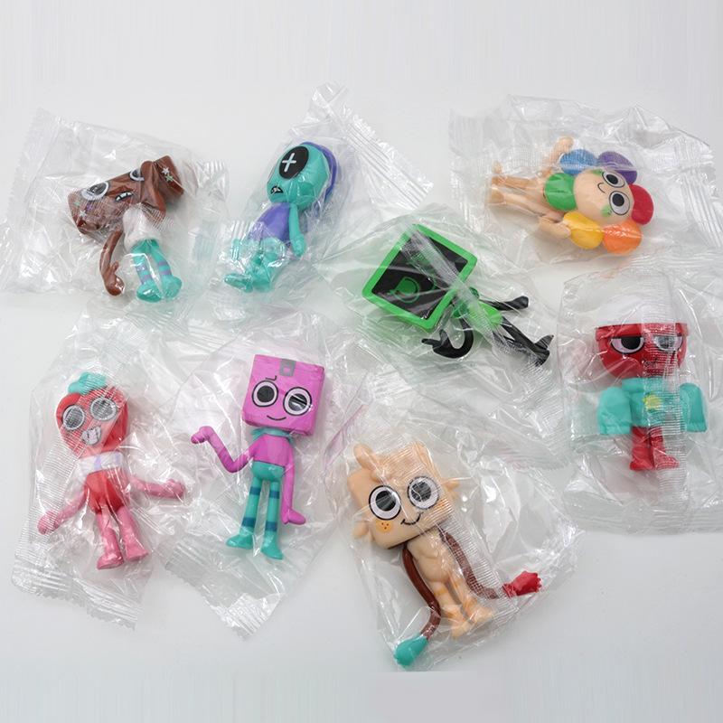 8Pcs/Set Anime Dandy's World Action Figure Toy Cartoon Dandy World ...
