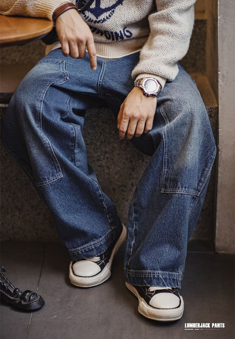 MADEN brand workwear style men's youth new tough guy American retro ...