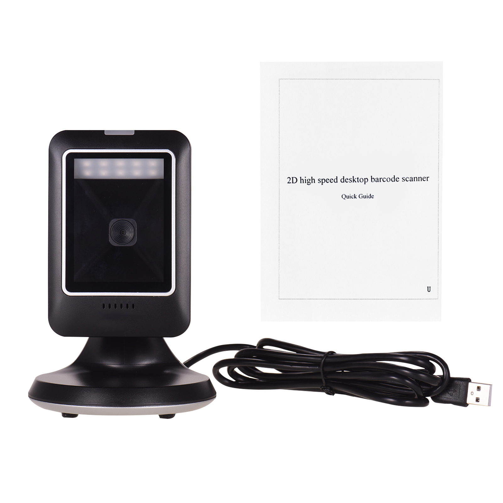 MP6300Y 1D 2D QR Omnidirectional Barcode Scanner USB Wired CMOS Image ...