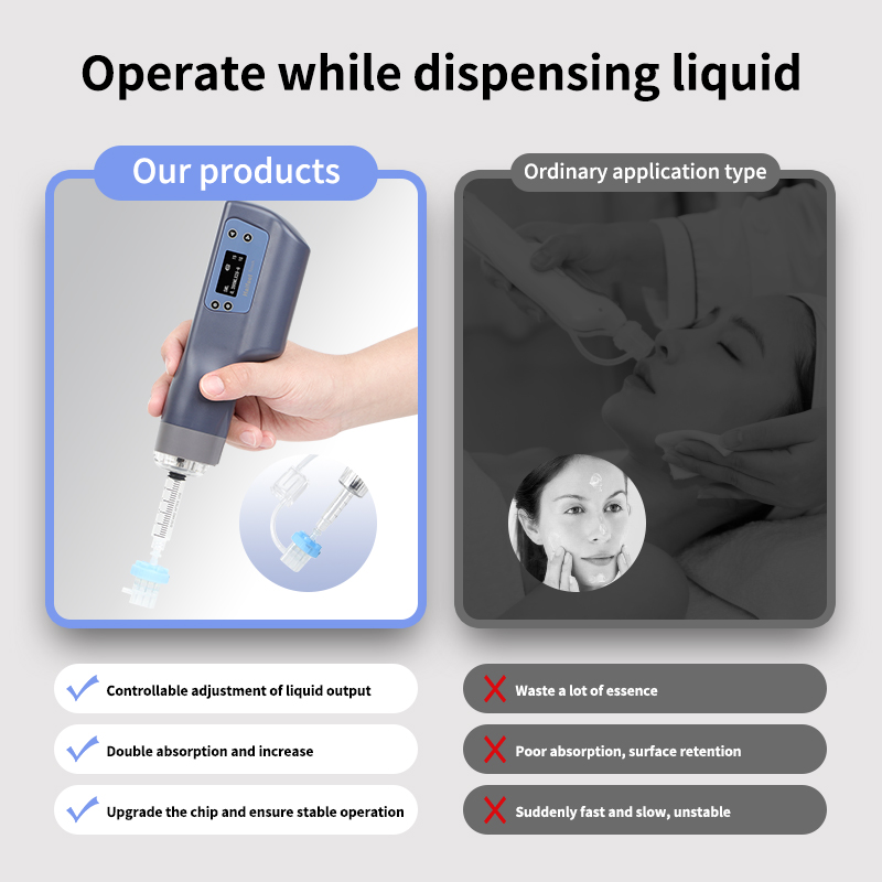 Mesotherapy Injector Handheld Mesotherapy Device Whitening Skin Serum ...