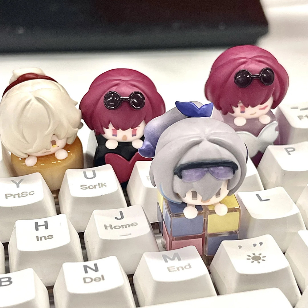 Honkai: Star Rail Keycap Cute Cartoon 3D Creative Cute MX Switch ...
