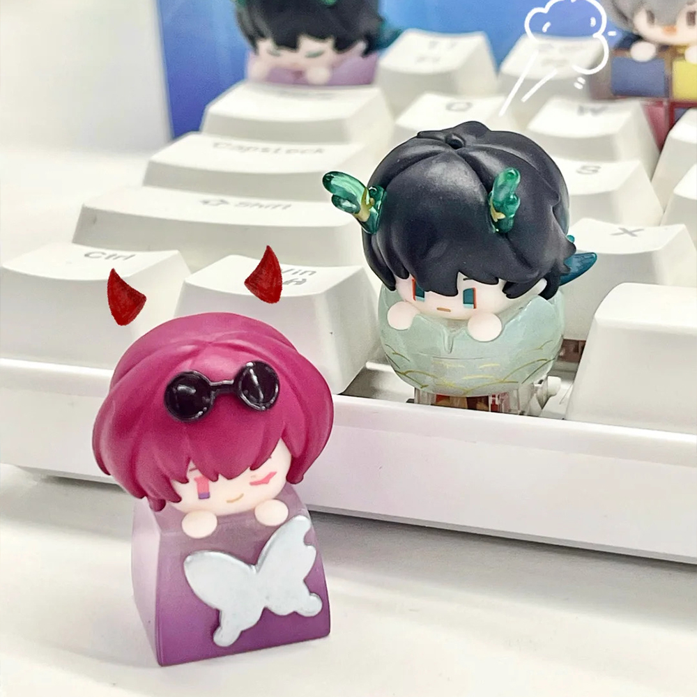 Honkai: Star Rail Keycap Cute Cartoon 3D Creative Cute MX Switch ...