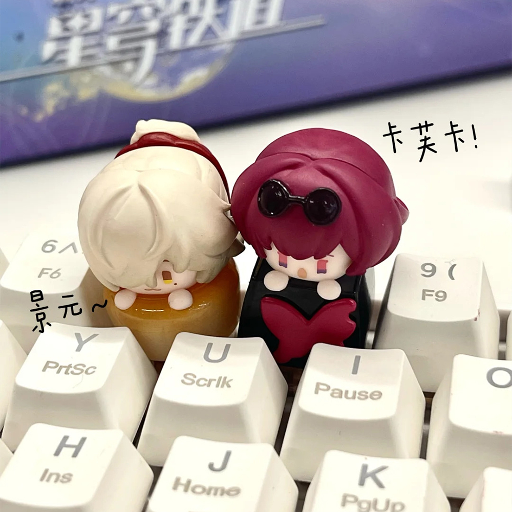 Honkai: Star Rail Keycap Cute Cartoon 3D Creative Cute MX Switch ...
