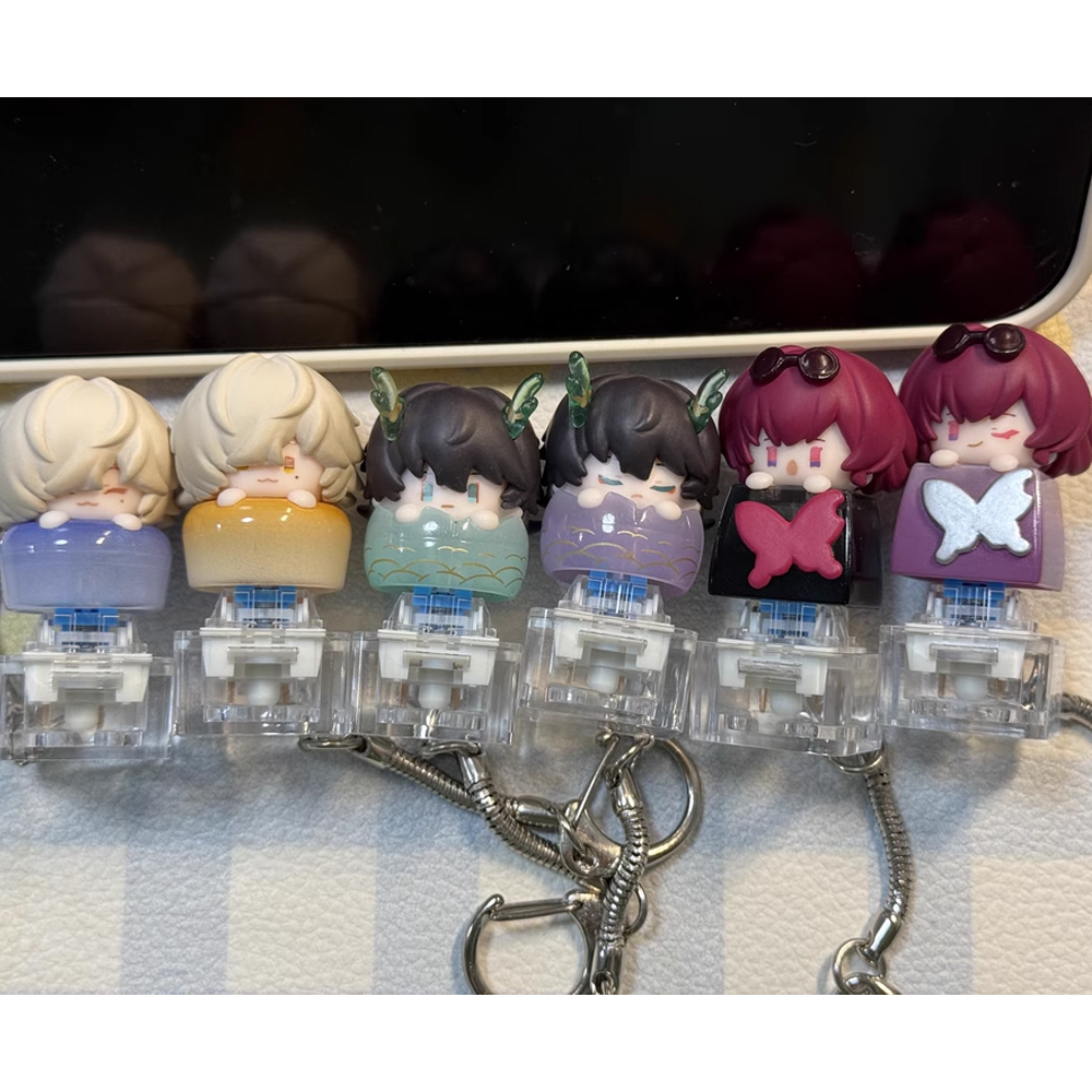 Honkai: Star Rail Keycap Cute Cartoon 3D Creative Cute MX Switch ...
