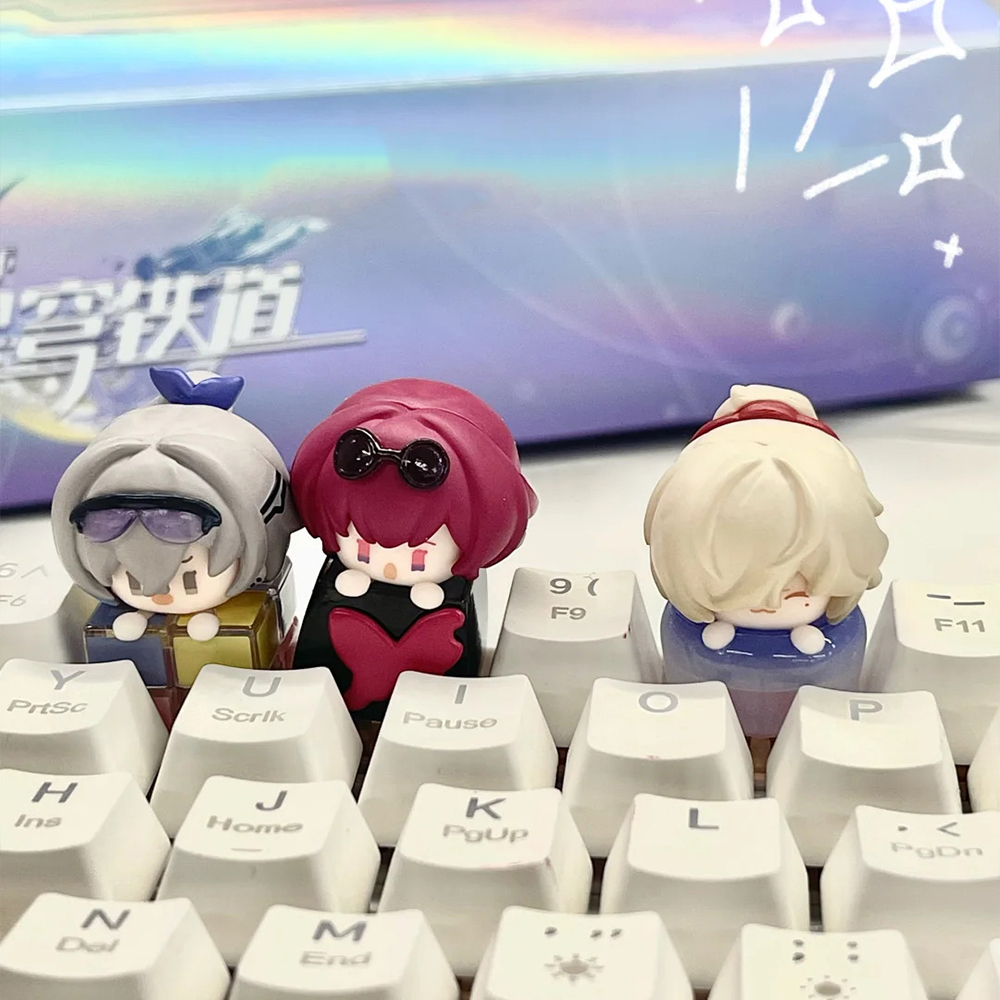 Honkai: Star Rail Keycap Cute Cartoon 3D Creative Cute MX Switch ...