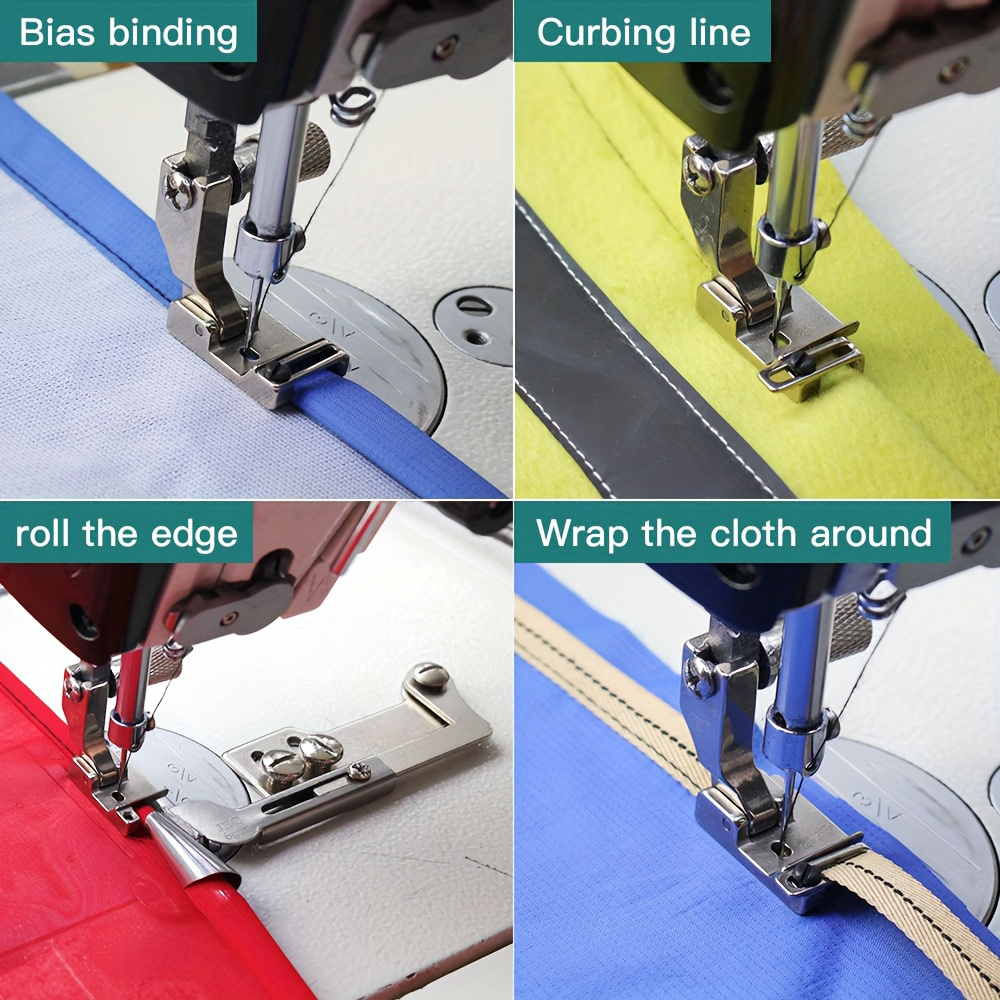 Multi-Function Adjustable Presser Foot Roll/wrap/guard/compaction line ...