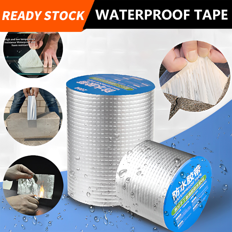 Aluminum Foil Butyl Waterproof Tape For roof leak Roof Sealant Wall ...