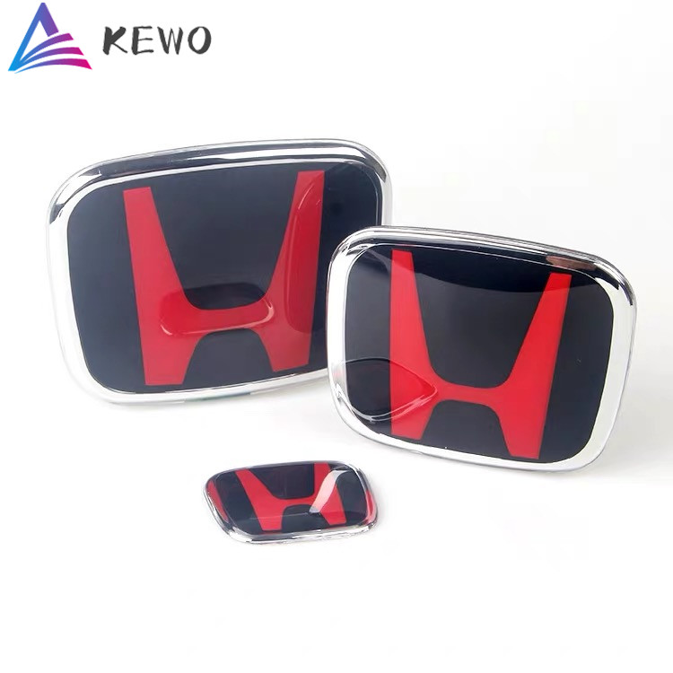 3pcs Honda LOGO ( Front & Rear +STEERING ) City/Jazz/CRV/Civic/Brv ...
