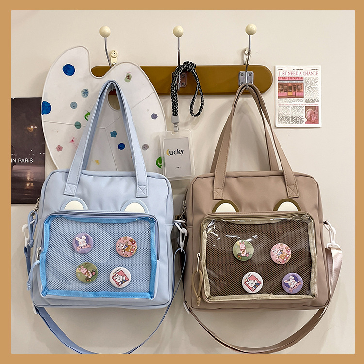 Cute Ita Bag Badges Display DIY Shoulder Bag Stylish Aesthetic ...