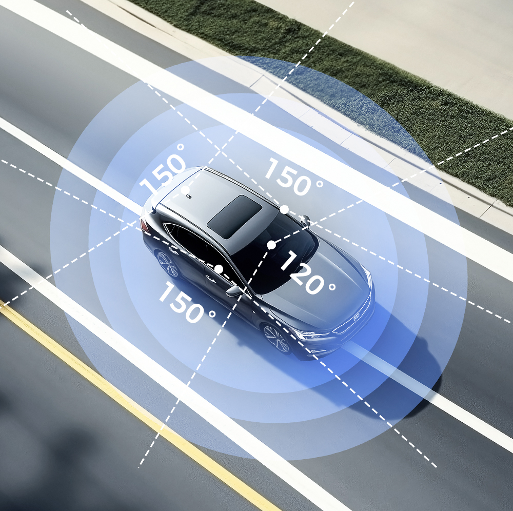 AZDOME M660 4 Channel 360° Dash Cam Front and Rear Inside with 128GB ...