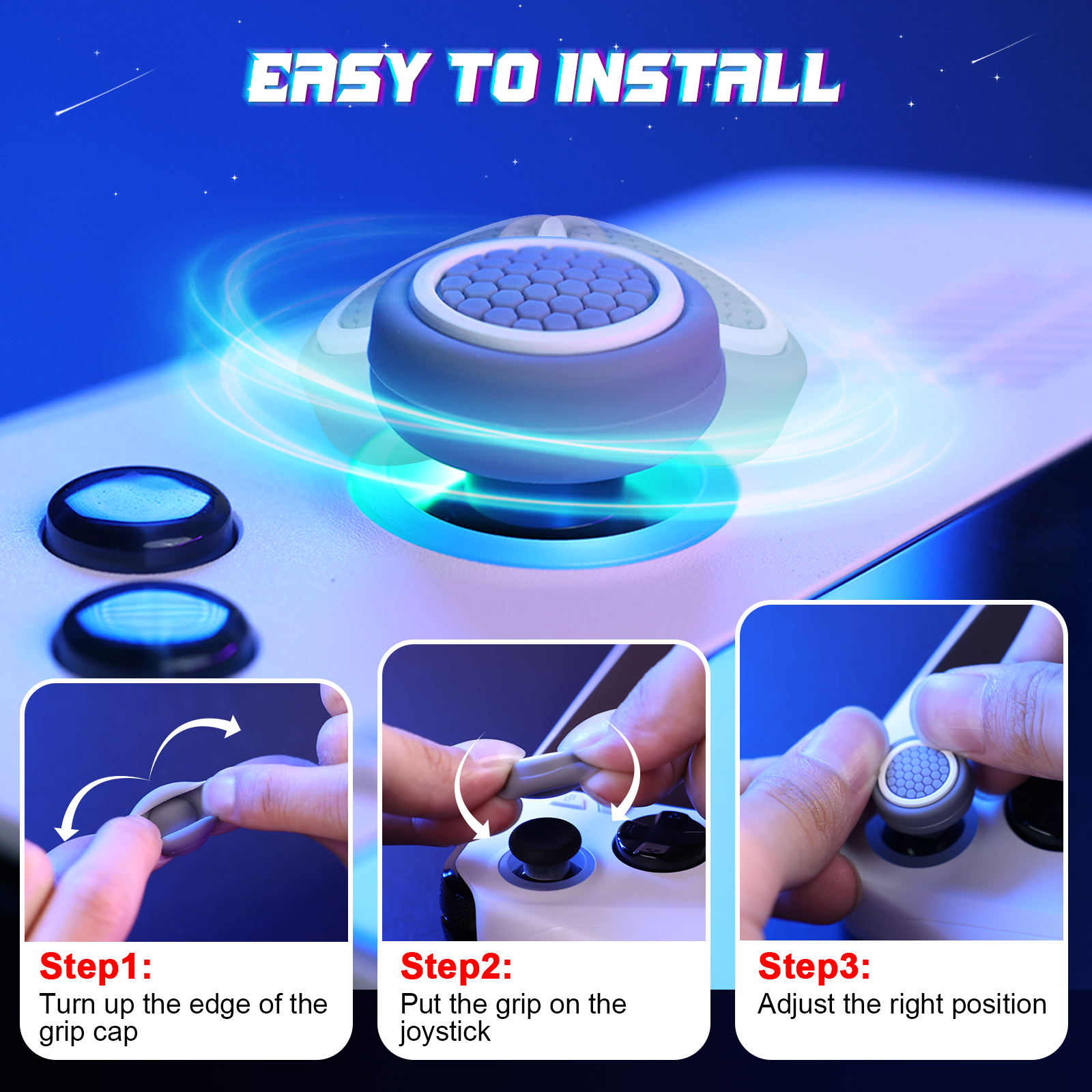 IINE Thumb Stick Caps for Steamdeck & ROG Ally Soft and Comfortable ...