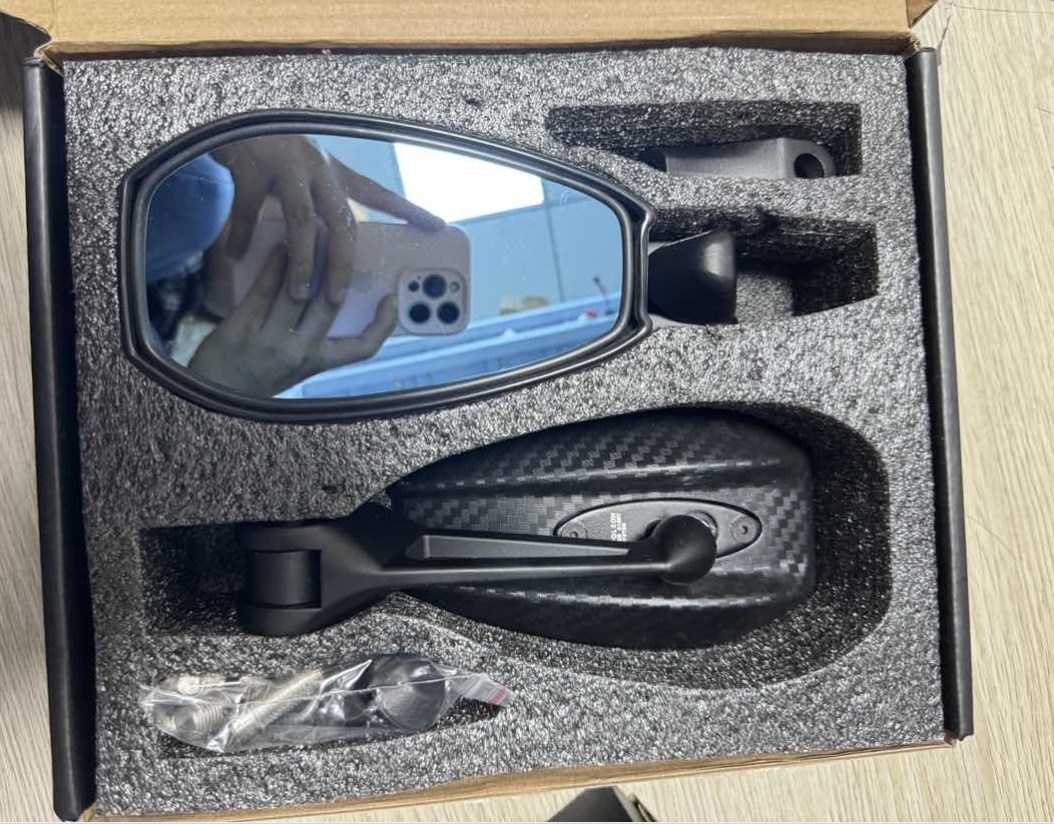 Motorcycle Side Mirror Street King V2 Anti-glare Street King Adjustable ...