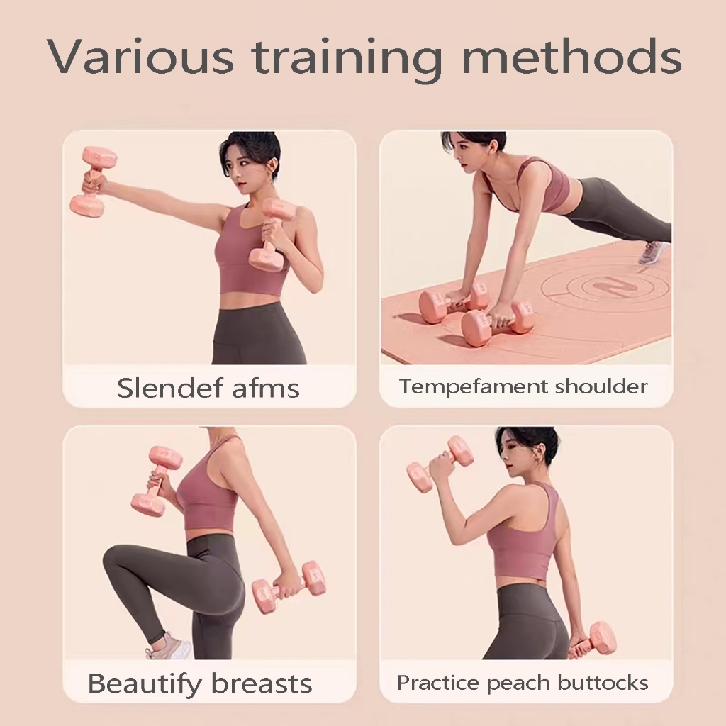 YWY【Ready Stock】Dumbell 1kg/1.5kg/2kg/3kg Gym Dumbbell Exercise Fitness ...