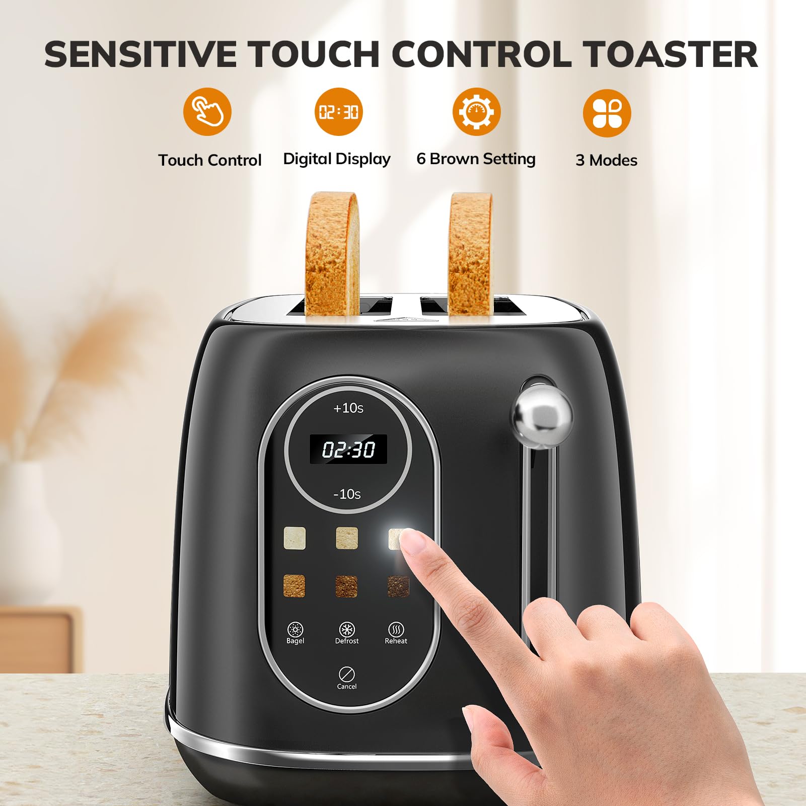 Best-selling In PH Home kitchen bread toaster 2 slice Extra-Wide Slot ...
