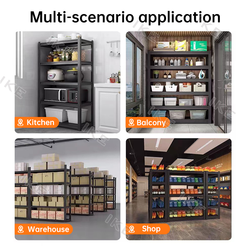 【Oversized 120X50X200cm】6 Layer Metal Rack Steel Self Heavy Duty Layer ...