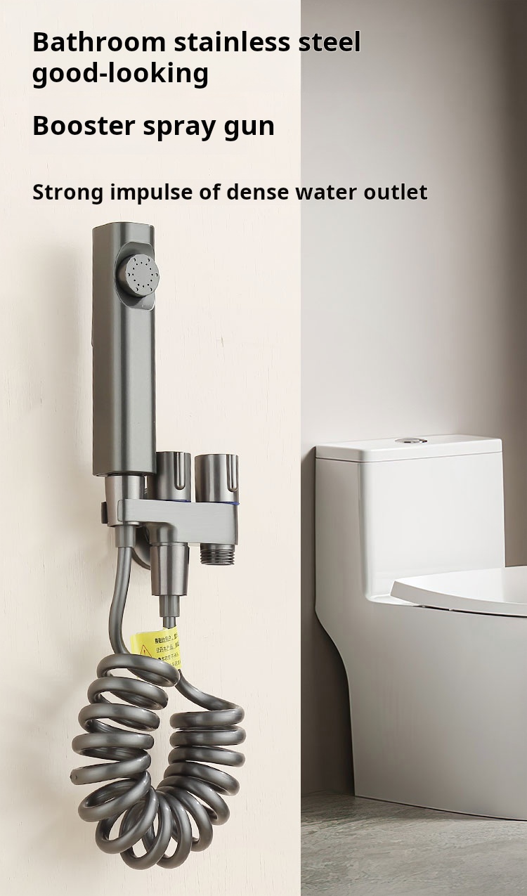 toilet companion high pressure spray gun, household bathroom booster ...
