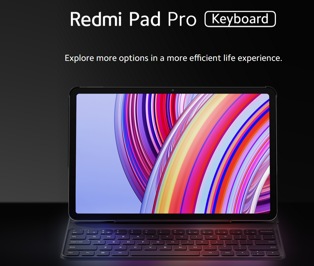Redmi Pad Pro/Redmi Pad Pro 5G Bluetooth Keyboard Case/Stylus | Shopee ...