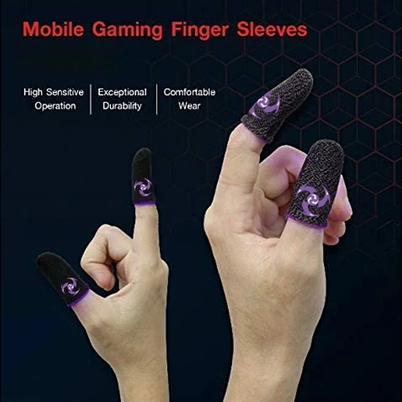 HY Gaming Finger Sleeve Nano Fiber Breathable Sweatproof Gaming Thumb ...