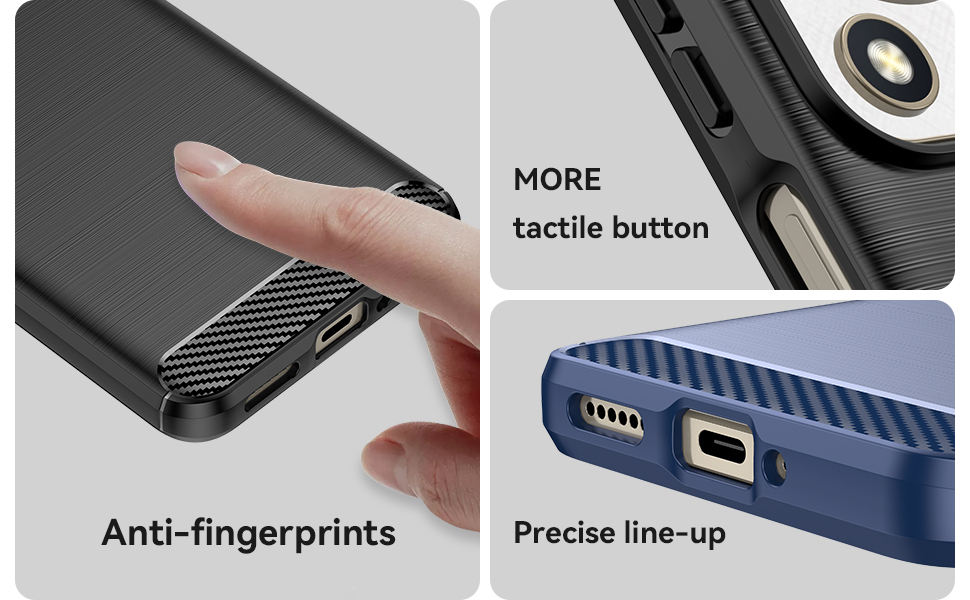 For Huawei Nova Y72 ，Brushed carbon fiber protective case soft shell ...