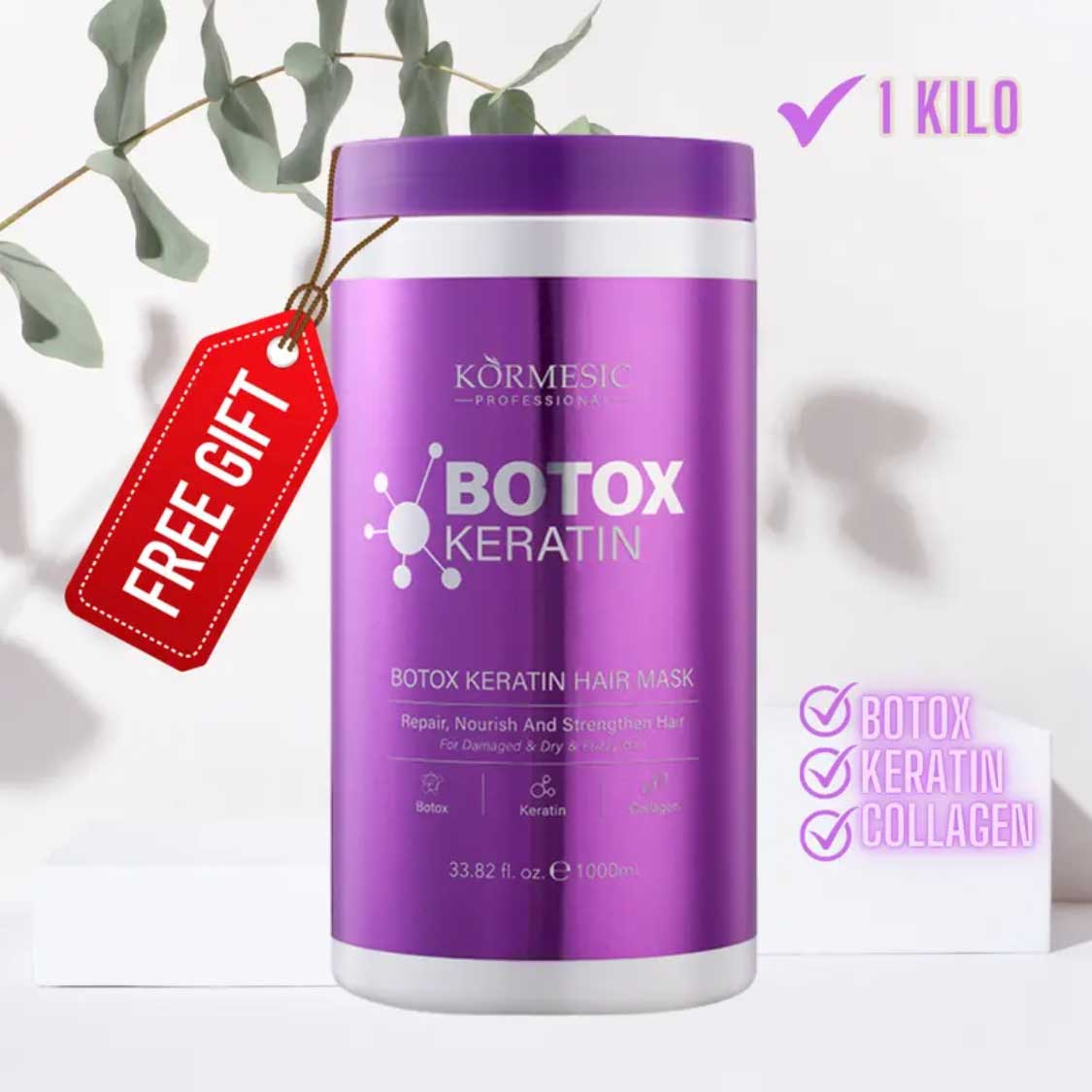 KORMESIC hair mask hair treatment original keratin collagen Hair deep ...