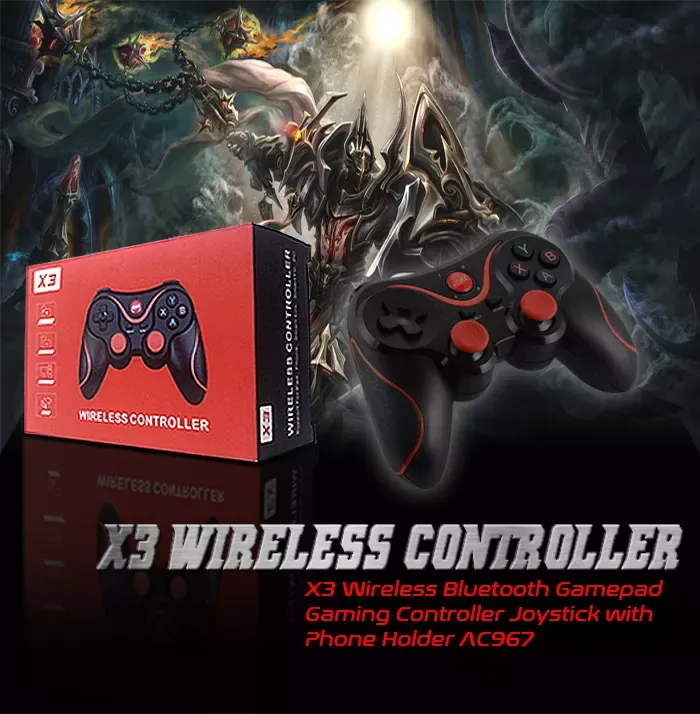 X3 Wireless Controller Gamepad for Android iOS PC TV Wireless Joystick ...