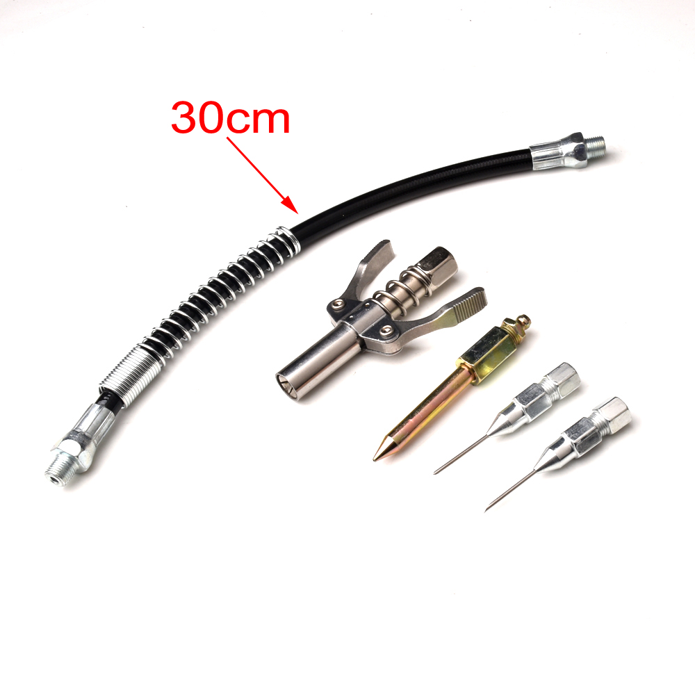 Needle Nose Grease Gun Head Heavy-Duty Grease Gun Coupler Kit Hige ...