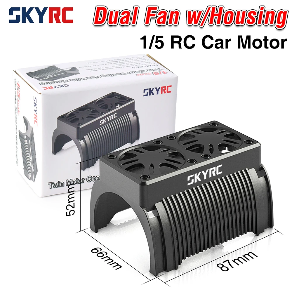 SKYRC Motor Fan Twin Motor Cooling Fan With Housing 55mm Brushless ...