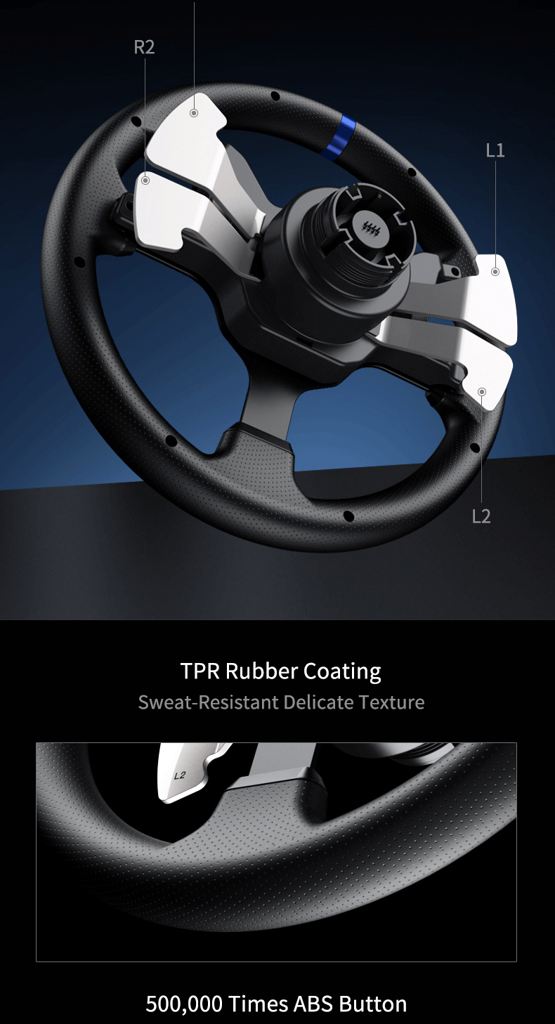 PXN V99 3.2Nm Force Feedback Racing Wheel Simulator Gaming Steering ...