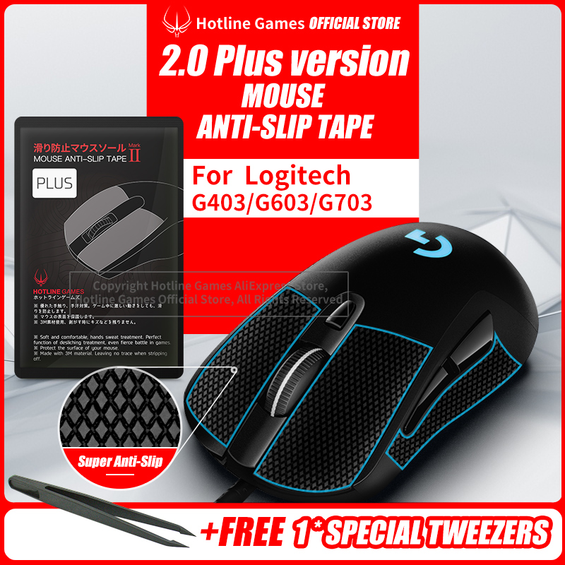 Hotline Games Mouse Grip Tape For Logitech G403 / G603 / G703 Wireless ...