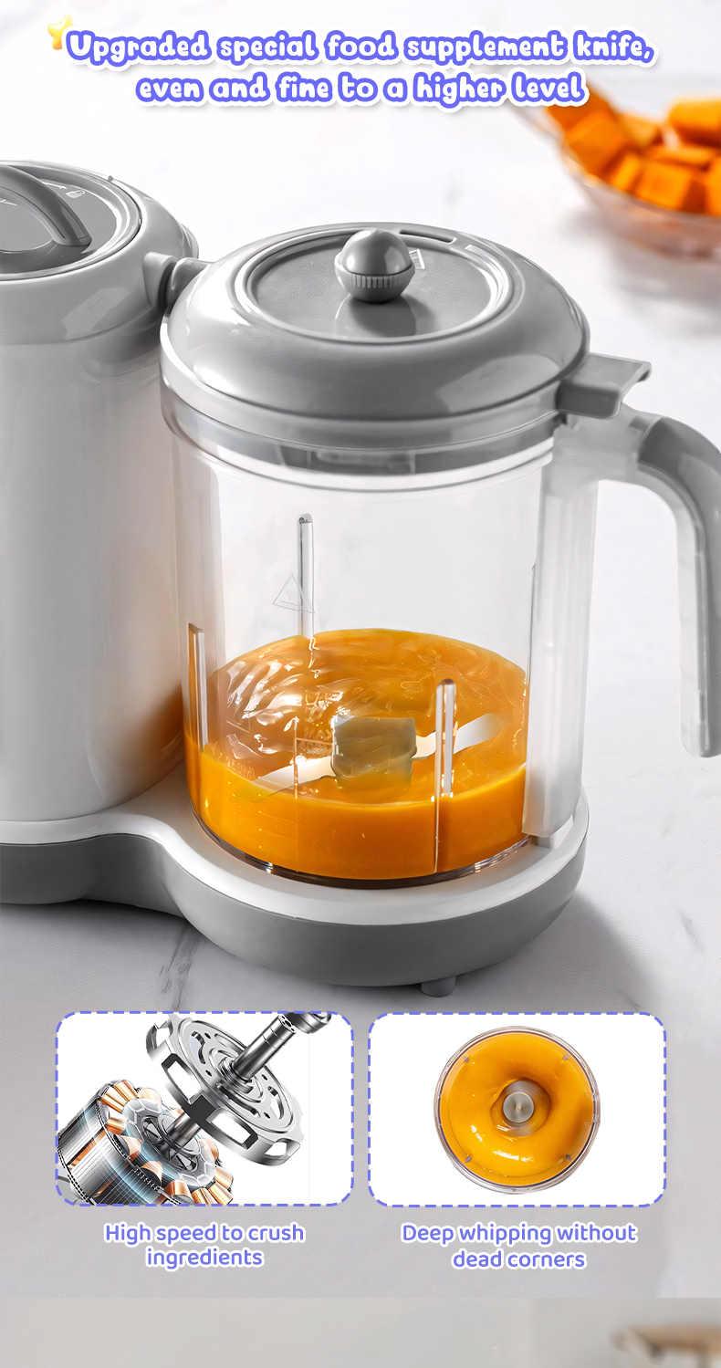 Food Automatic Baby Food Maker / Cook / Steamer / Processor / Blender ...