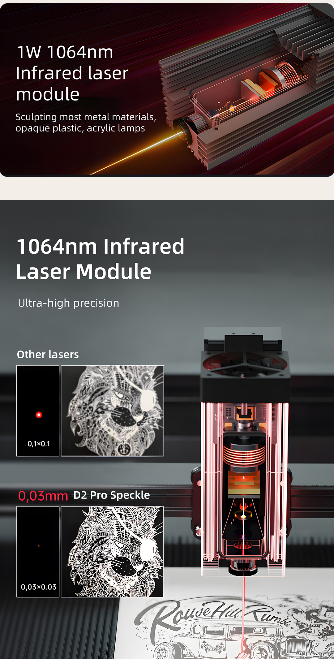 DAJA D2 Pro Laser Engraving Machine Acrylic Printer Small Automatic ...