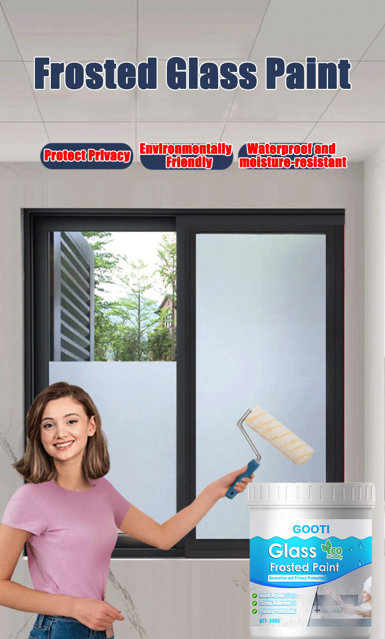 Glass Frosted Paint 500g Transparent and Privacy Protecting For Home ...