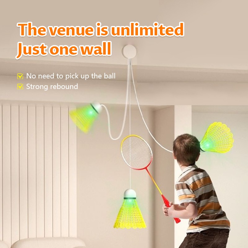 Selfstudy Badminton Trainer Set Badminton Rebound Trainer Badminton ...