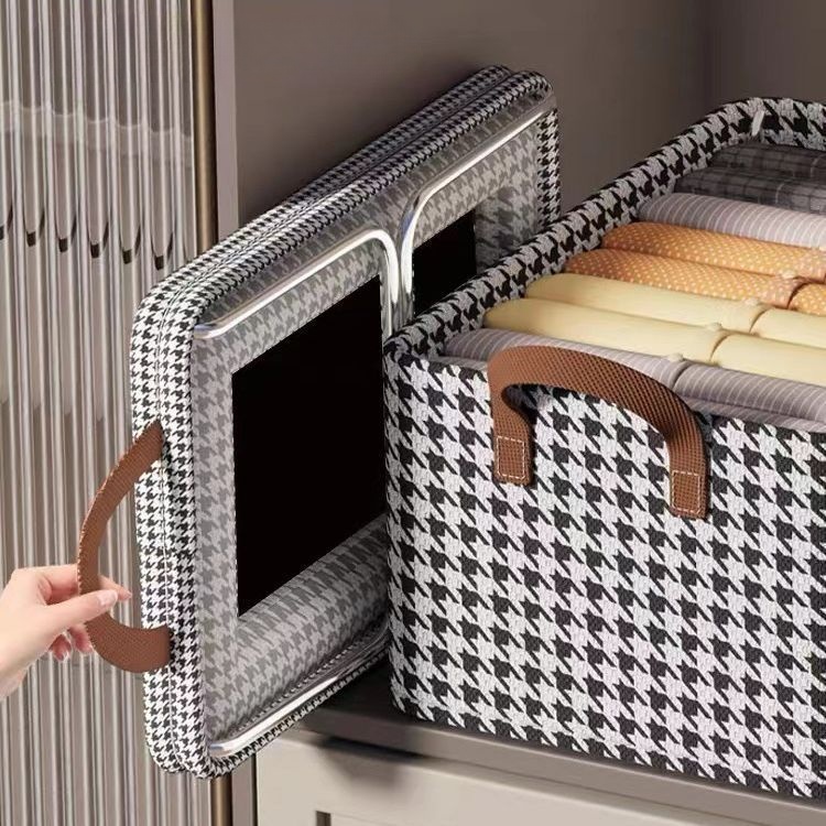 Foldable Steel Frame Storage Box Multifunction Folded Storage Box ...