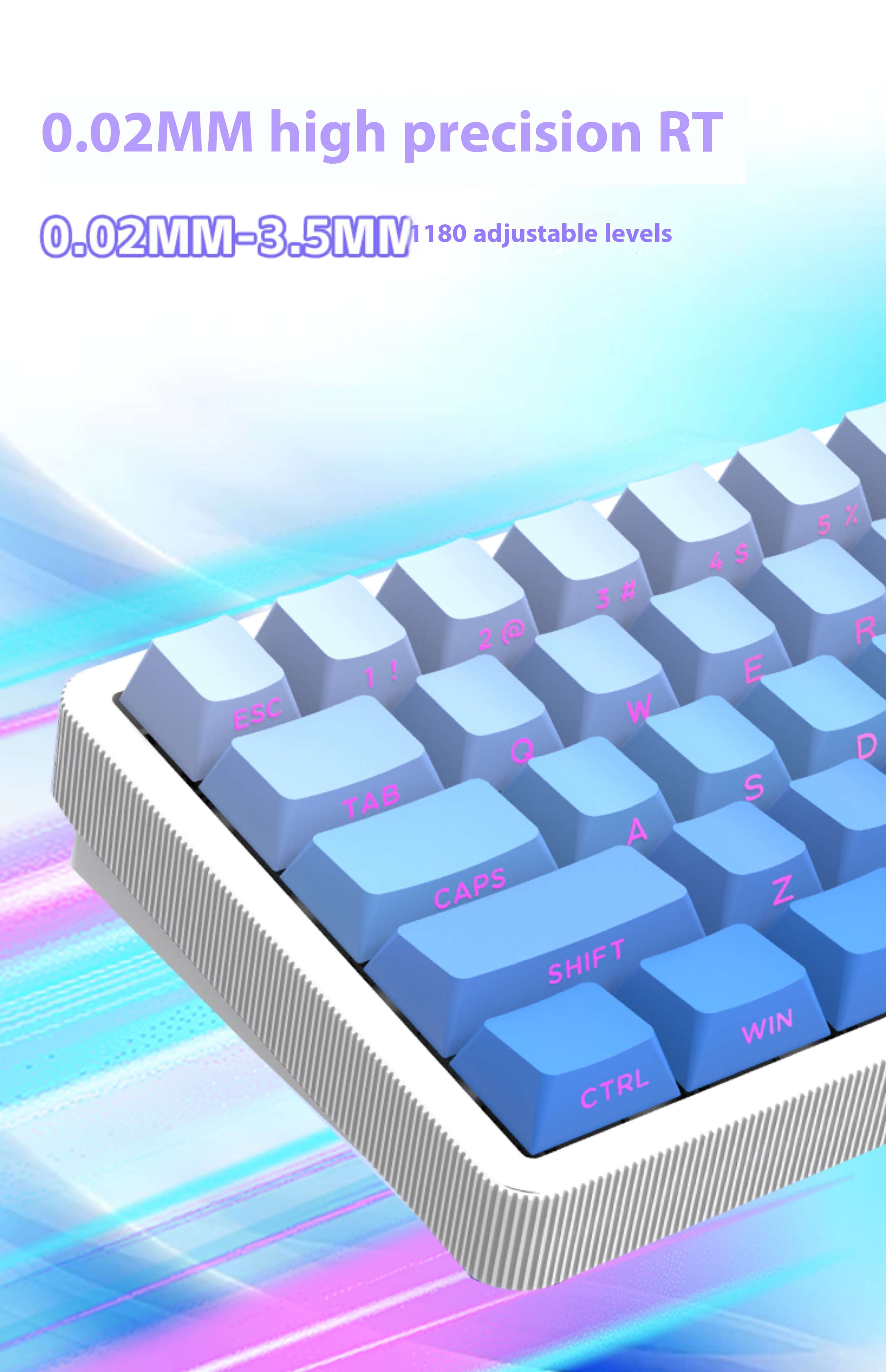 IPI RAIN 65 M PRO Aluminum Magnetic keyboard 65% Hot swappable RGB ...