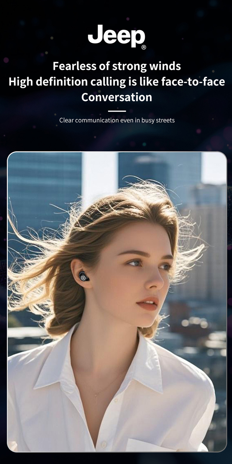 Jeep EW130 True Wireless Earbuds With Powerbank Noise Cancellation ...