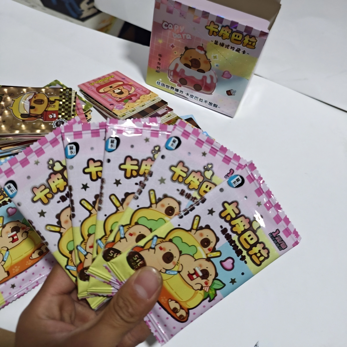 Capybara thick card rare MR/SLR/AR flash game card cute capibara ...