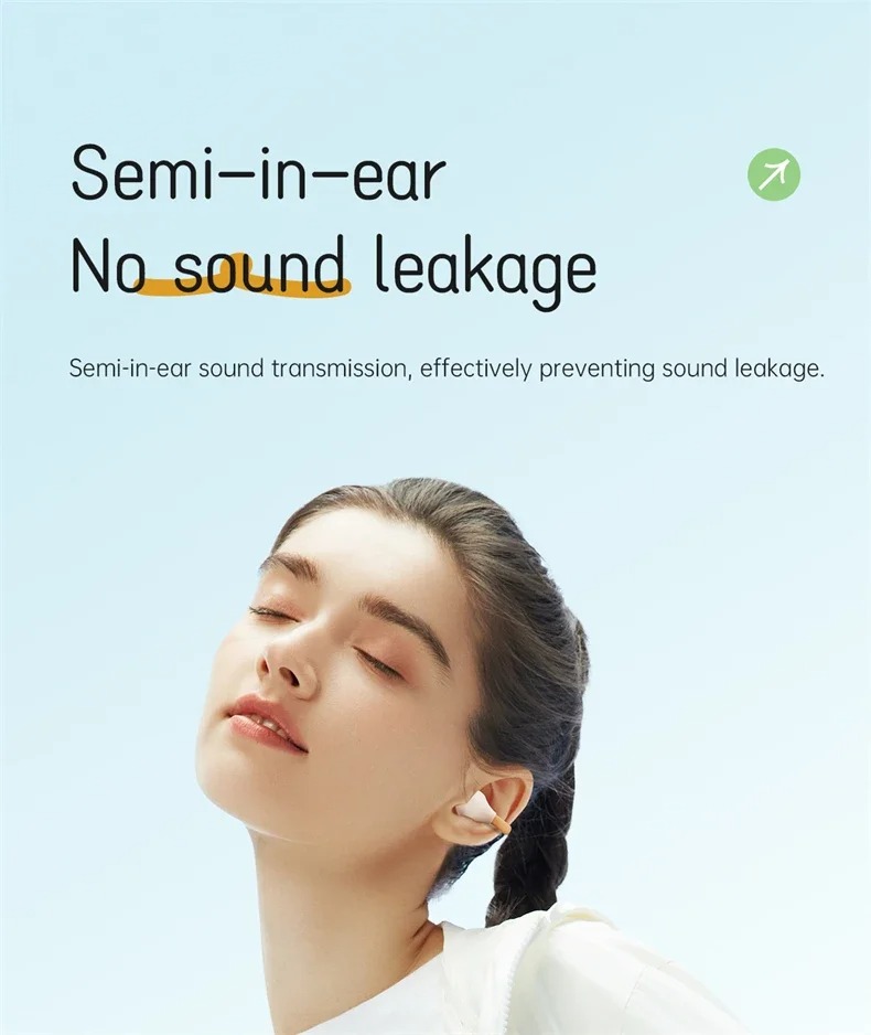 Wireless Earbuds Bluetooth 5.3 Earphone Bone conduction Headphone ...