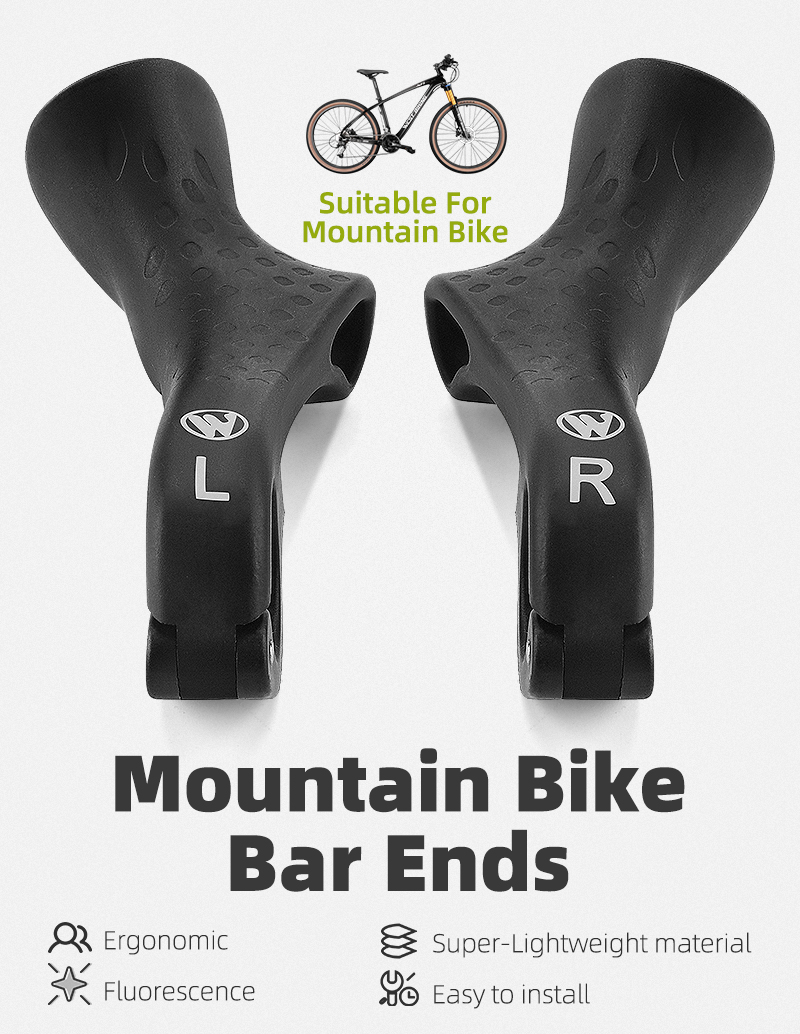 WEST BIKING Bike Bar Ends Super Lightweight Material Bar Ends Bike ...
