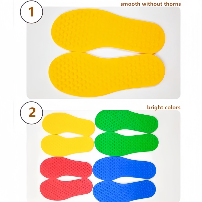 Children'S Feelings Tactile Training/Kids Hand Foot-Shaped Mat ...