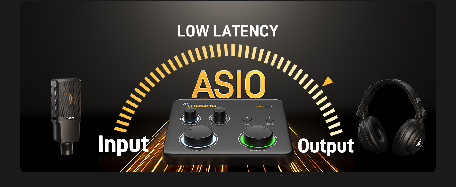 Maono PS22-Lite+PD400X Audio Interface PC Sound Card Dynamic Microphone ...