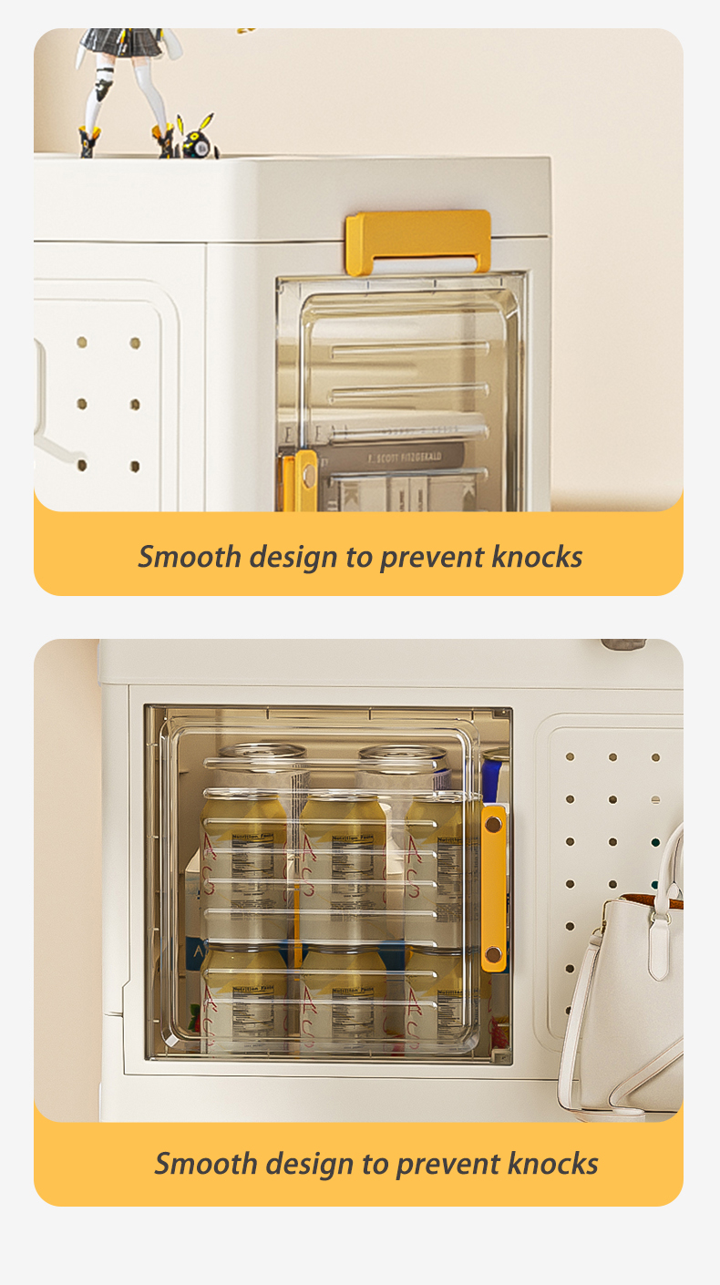 Home Organizer Bookshelf Partition Storage 3-layers Storage Cabinet ...