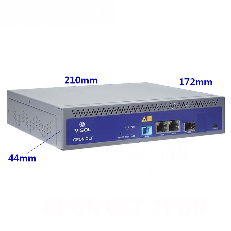 GPON OLT 1:128 Compatibile XPON ONU SNMP 1PORT FTTH Mini Telnet CLI WEB manage function Single ...