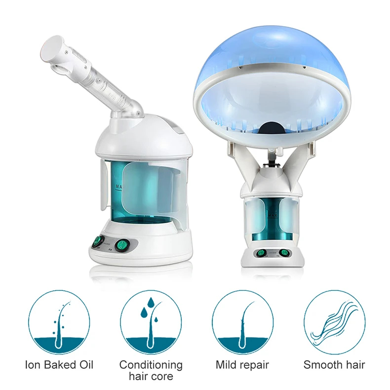 Face Hair Steamer Machine Humidifier Hot Nano Mist Sprayer Facial Ozone ...