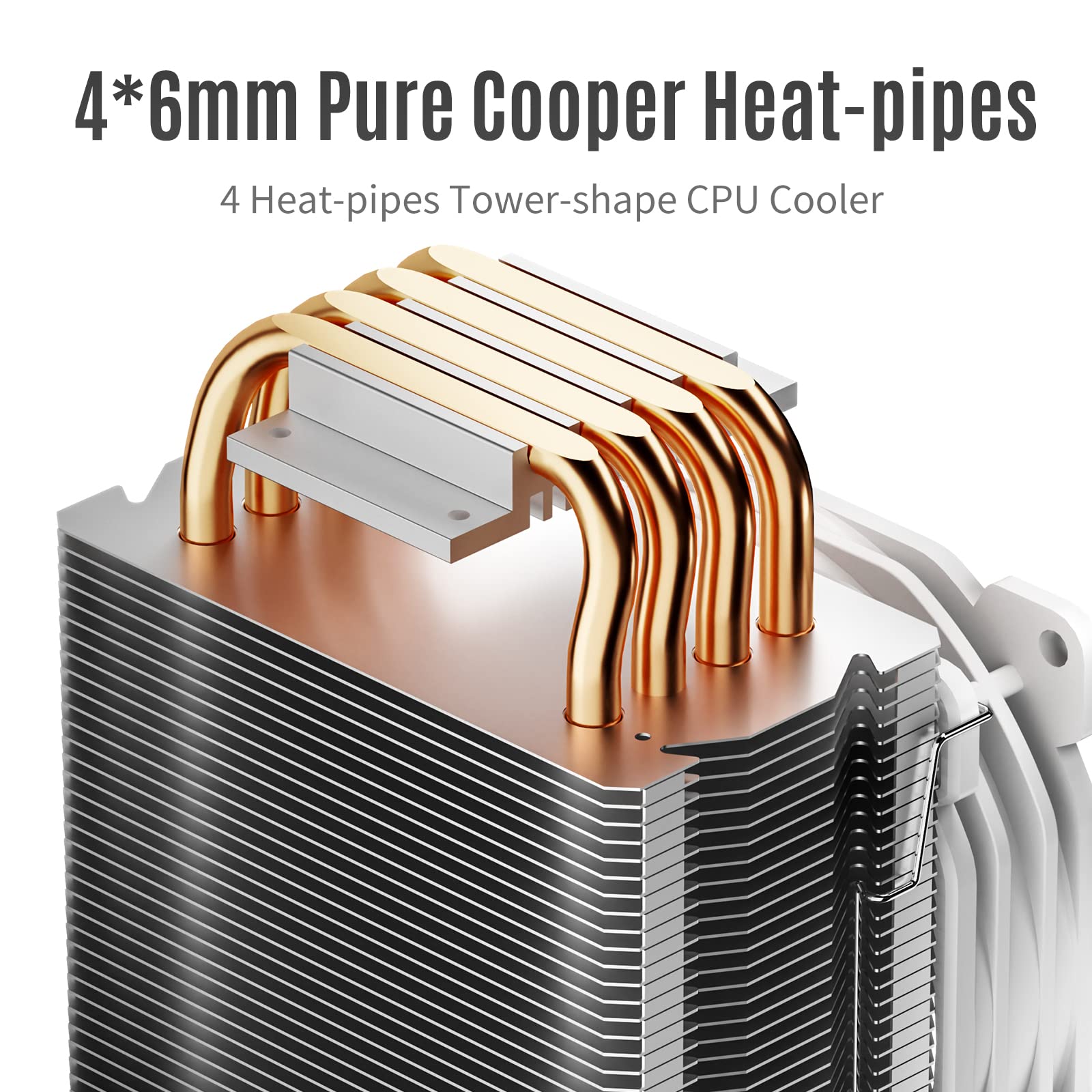 【TOP】CPU Fun Air Cooler 6 Heat Pipes Dual Tower High Performance ...