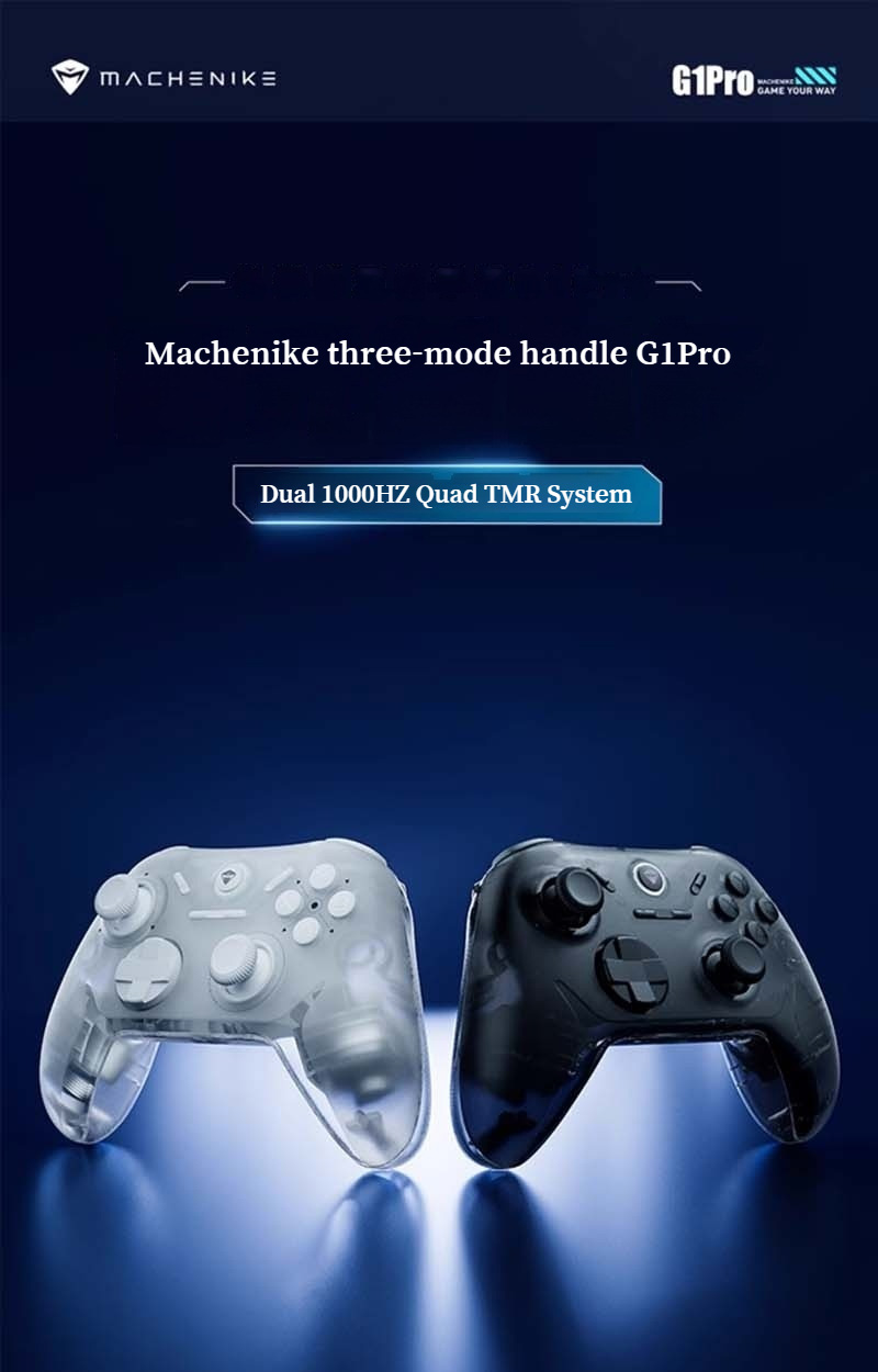 MACHENIKE G1Pro three-mode gamepad Wireless NS Bluetooth TMR Joystick ...