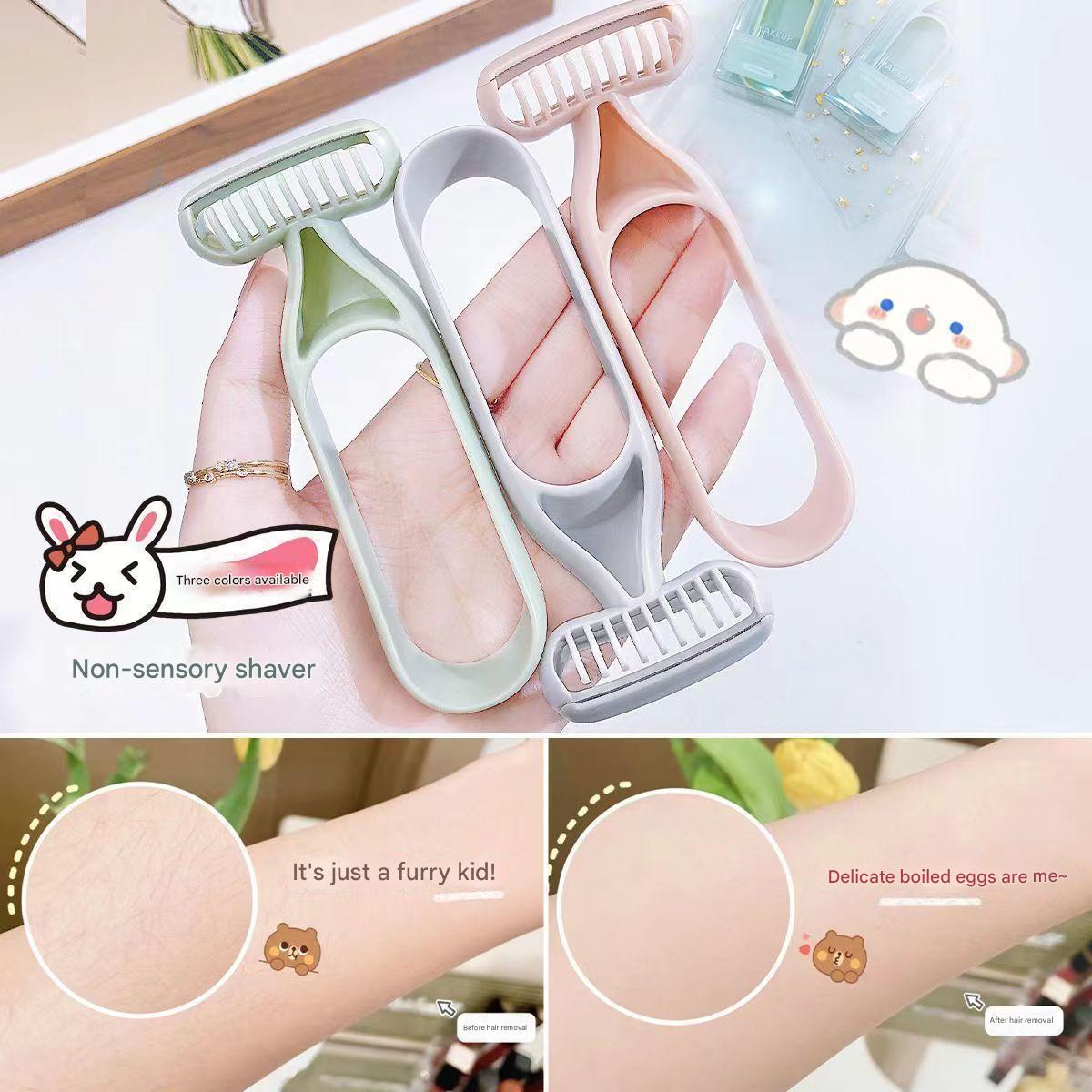 Ladies Mannual Razor | Non-sensing Bikini, Armpit, Leg Razor | Safety ...