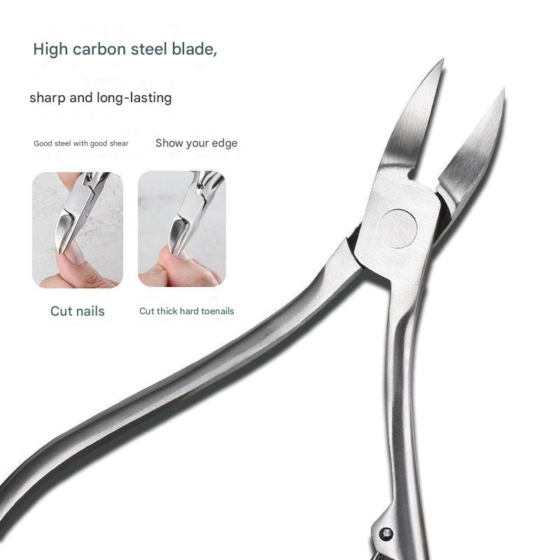 Stainless Steel Toe Nail Clippers Scissors Dead Skin Remove Nipper Nail ...