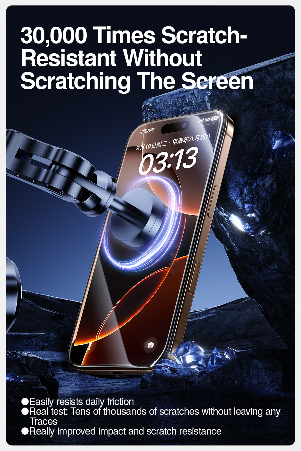 SmartDevil HD Fine Edge Crystal Tempered Glass For iPhone 17 Pro Max/17 Pro/16 Plus/17/16/15/14 ...