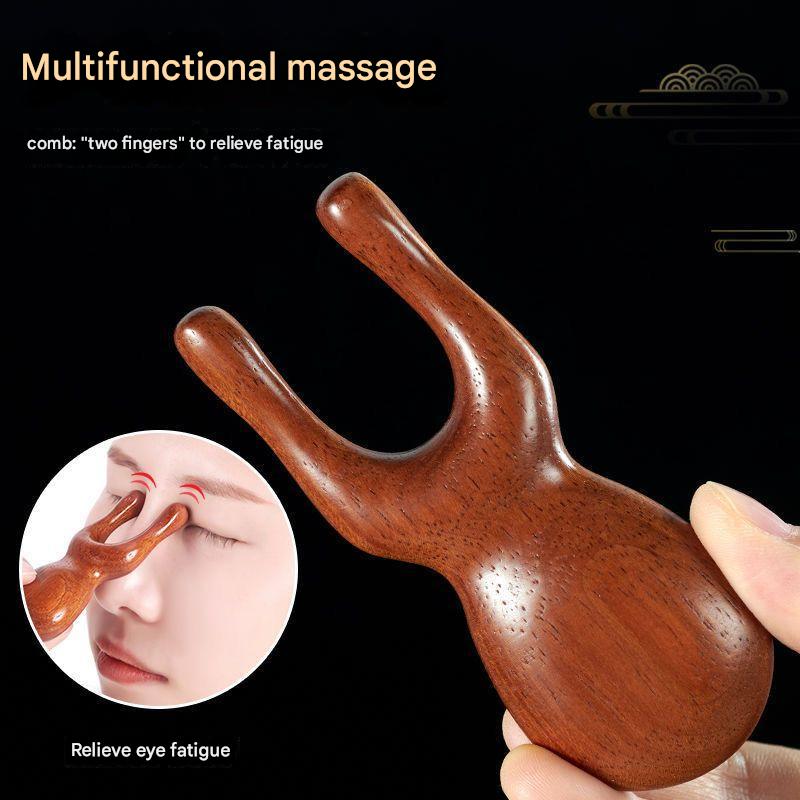 Sandalwood Eye Nose Lifting Massage Tool Scraping Massage Facial Face ...
